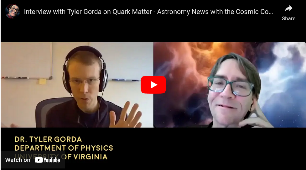 Youtube interview with the Cosmic Companion | Tyler Gorda